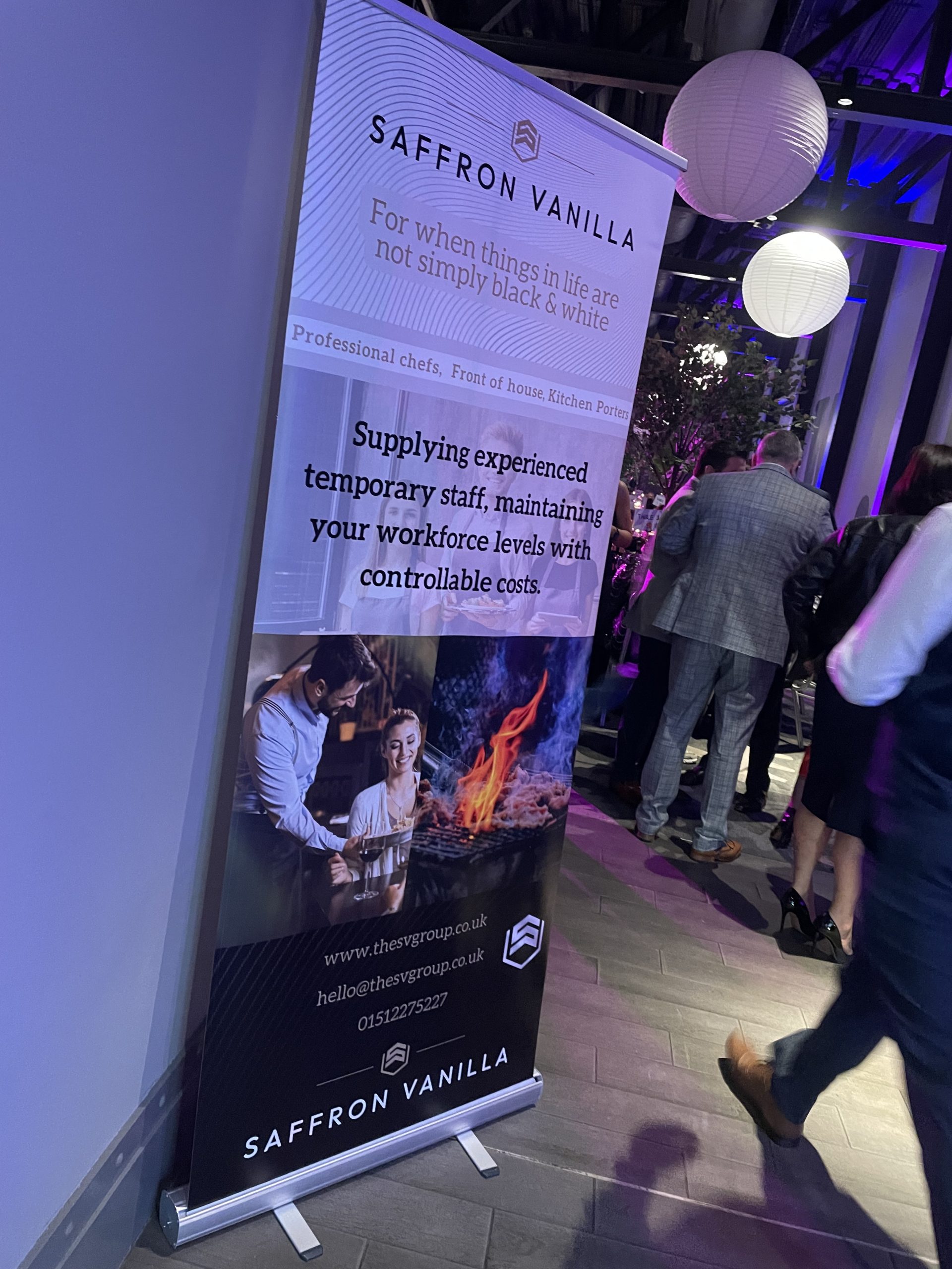 Saffron Vanilla attend the Liverpool Hospitality peoples award 2023 ...